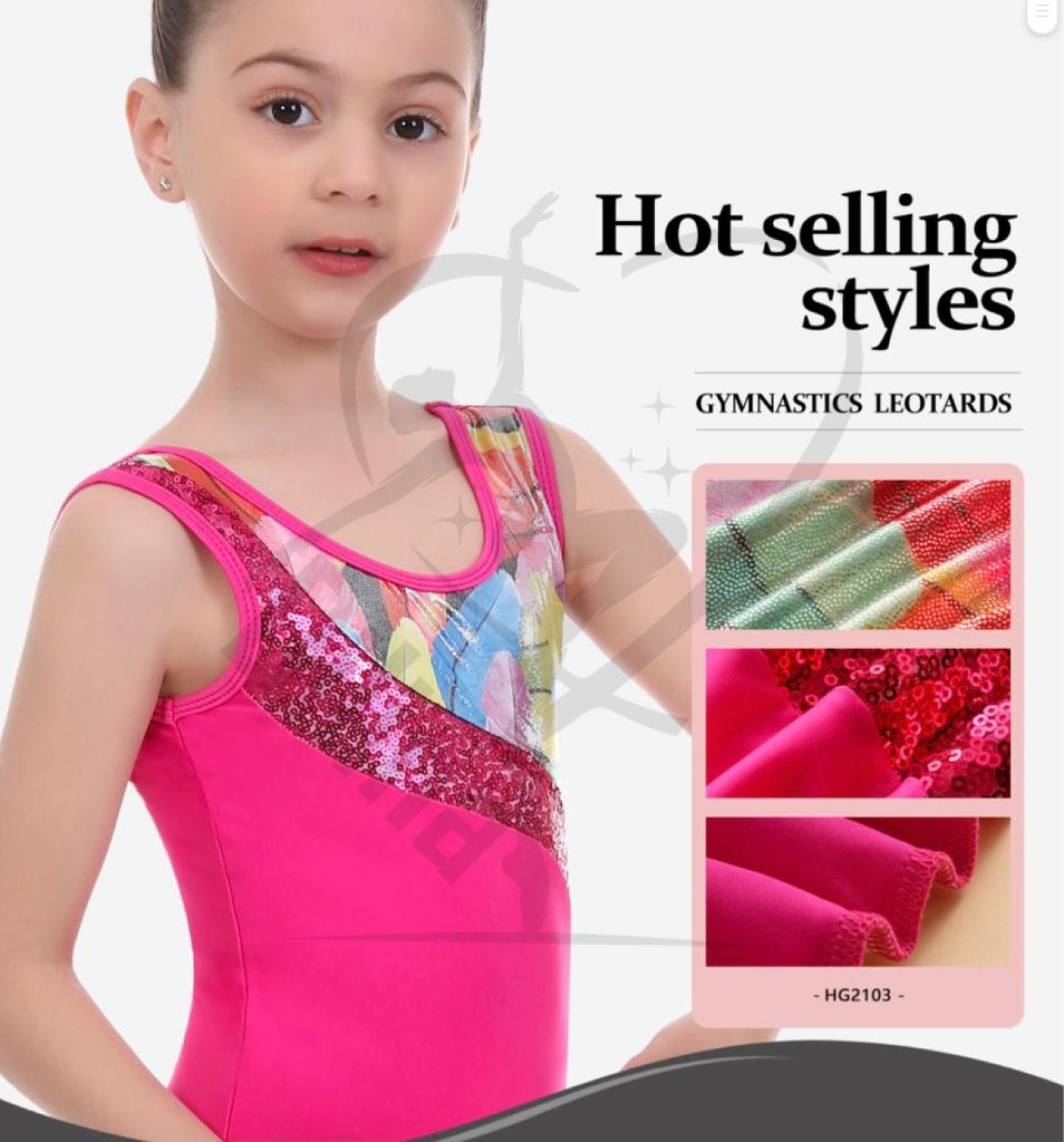 DILINA | ARTISTIC LEOTARD| DIHG2103 | HOT PINK – Dilina RG Shop